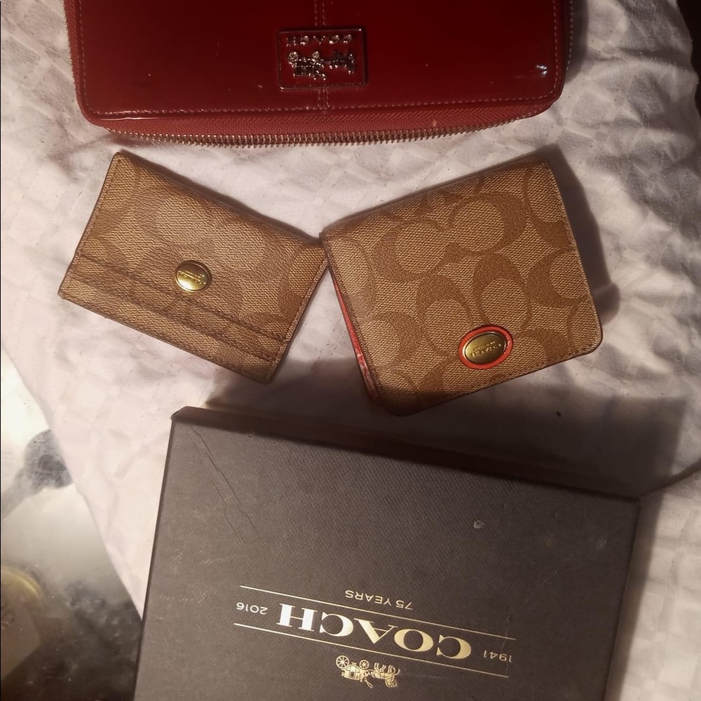 Brand New Coach Wallets And Trifold Wallets - Gem